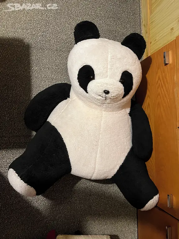 Panda plysovy plysak velky medved 100x70x90cm - Týn nad Vltavou - Bazar ...