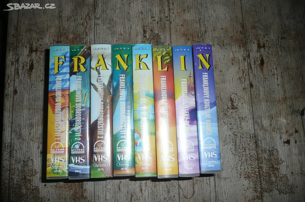 Videokazety celá sada - FRANKLIN-cena je kus - Liberec - Bazar - Sbazar.cz