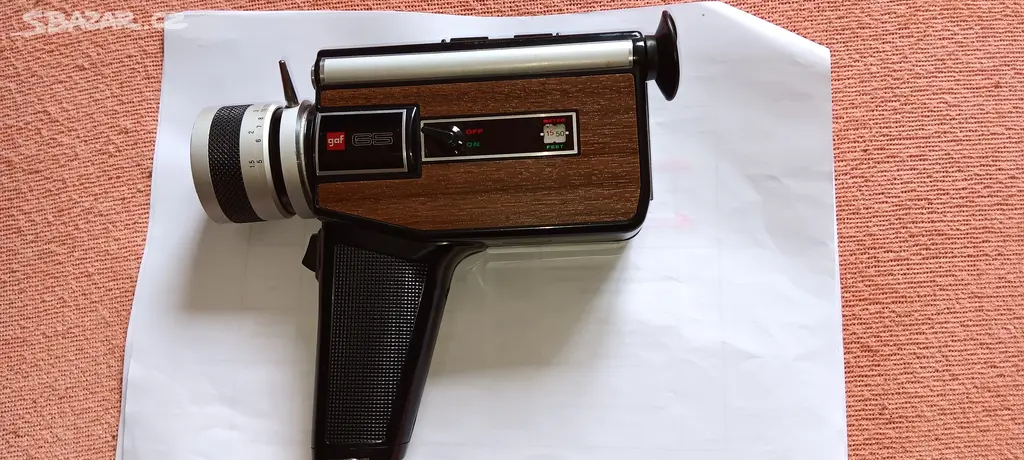 GAF 65 - retro filmová kamera na film 8mm Super - Borovany, Radostice ...