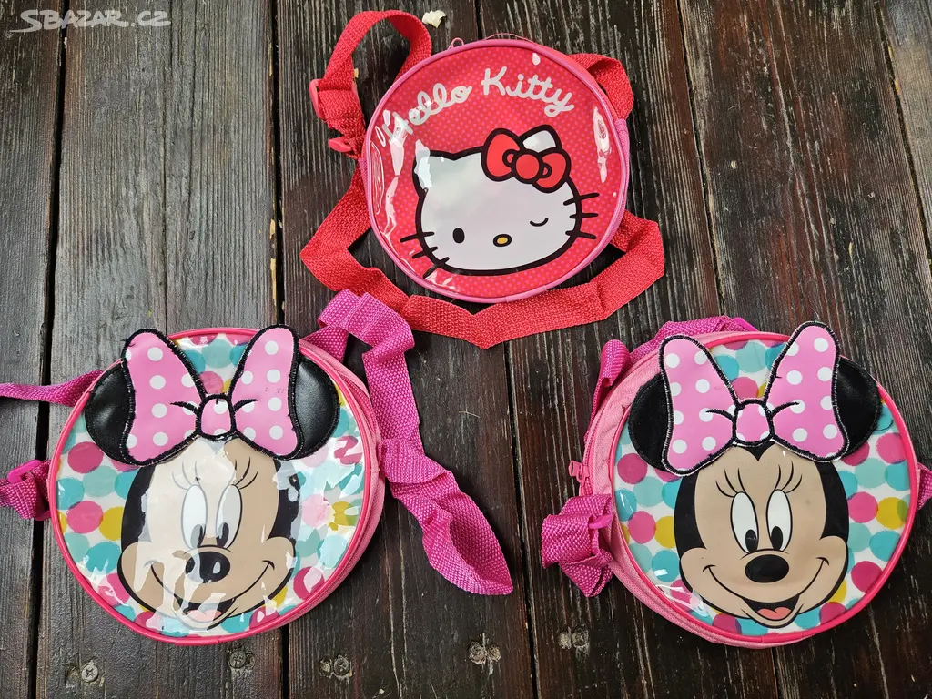 Kabelky Minnie a Hello Kitty - Plzeň, Doubravka - Bazar - Sbazar.cz