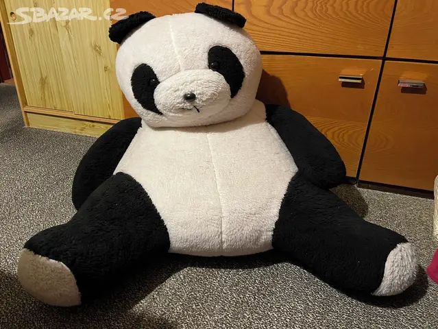 Panda plysovy plysak velky medved 100x70x90cm - Týn nad Vltavou - Bazar ...