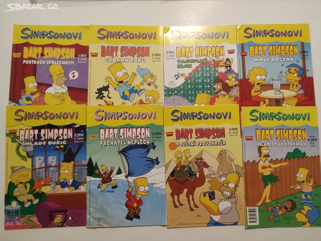 Komiks Simpsonovi - Bory - Bazar - Sbazar.cz