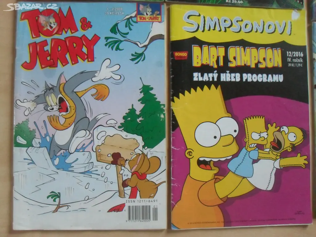 Tom a Jerry , Simpsonovi - Žďár nad Sázavou - Bazar - Sbazar.cz