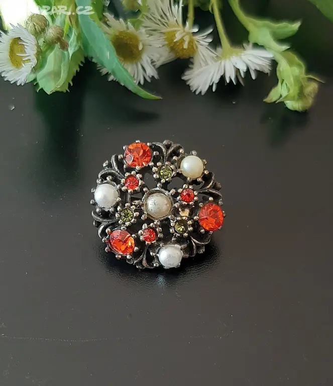 Krásná vintage brož, USA, 70-léta - Praha 8 - Bazar - Sbazar.cz