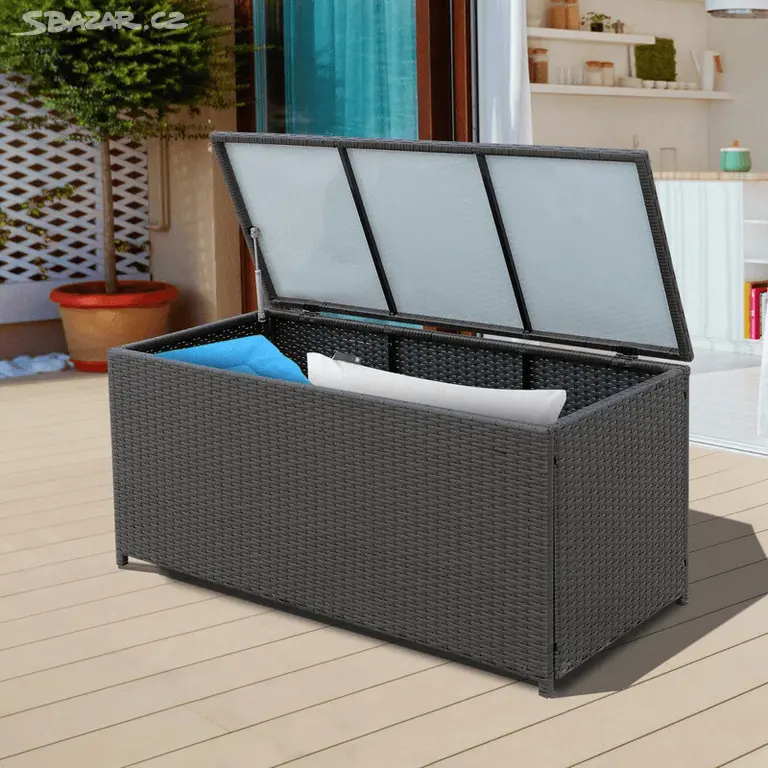 Polyratanový zahradní úložný box na polstry 120cm. - Kladno - Bazar ...