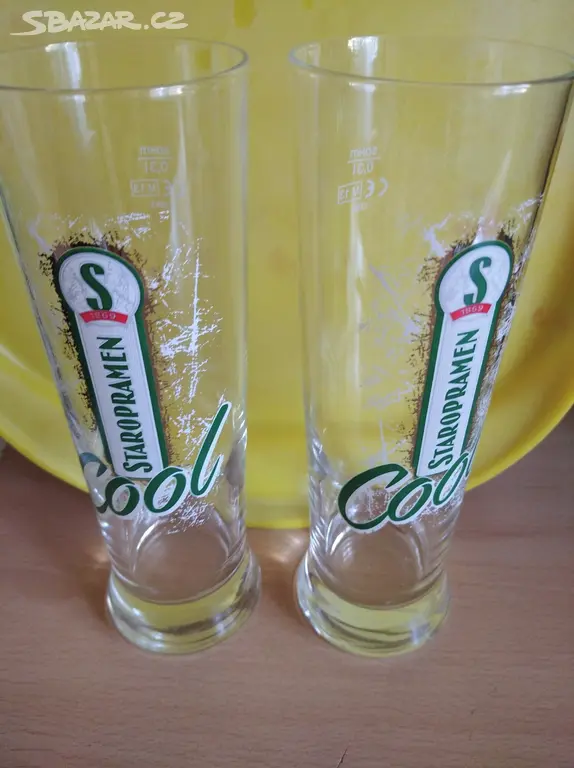 pivní sklenky na pivo Staropramen Cool - Ostrava - Bazar - Sbazar.cz