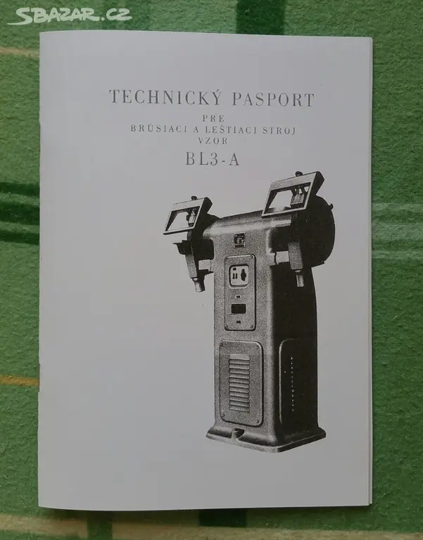 Návod brusky BL-3A, BL-3D - Vodňany - Bazar - Sbazar.cz