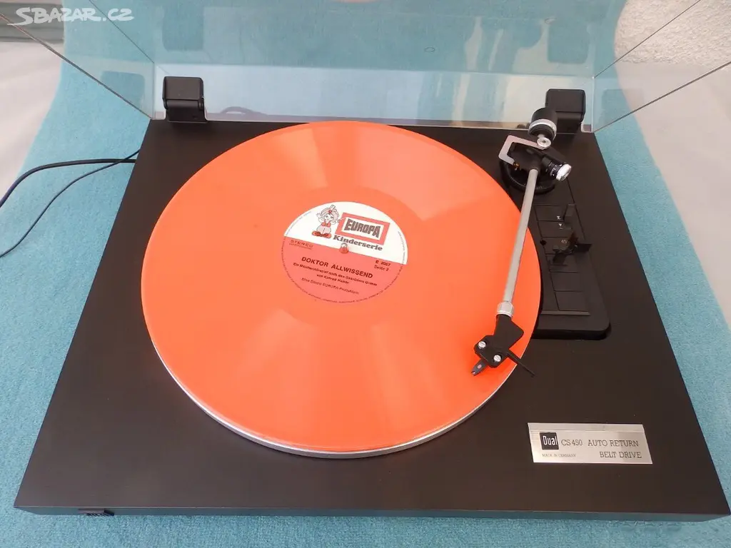 Gramofon DUAL CS 450, Ortofon OM 5 s NOVÝM hrotem - Praha 9 - Bazar ...