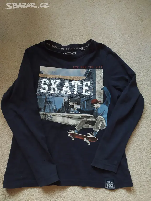 Triko 122/128 skate - Praha - Bazar - Sbazar.cz
