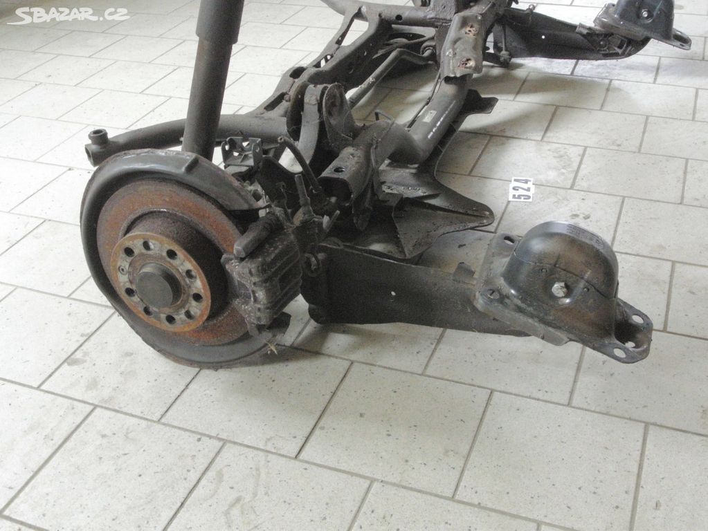 ZADNÍ NÁPRAVA VW ŠKODA OCTAVIA II KOMPLETNÍ - Svárov, Uherské Hradiště ...