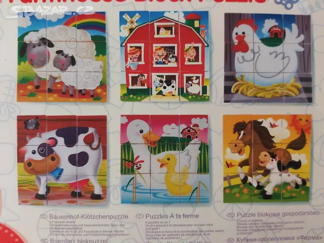 Puzzle Farma 6 v 1 PLAY - České Budějovice - Bazar - Sbazar.cz