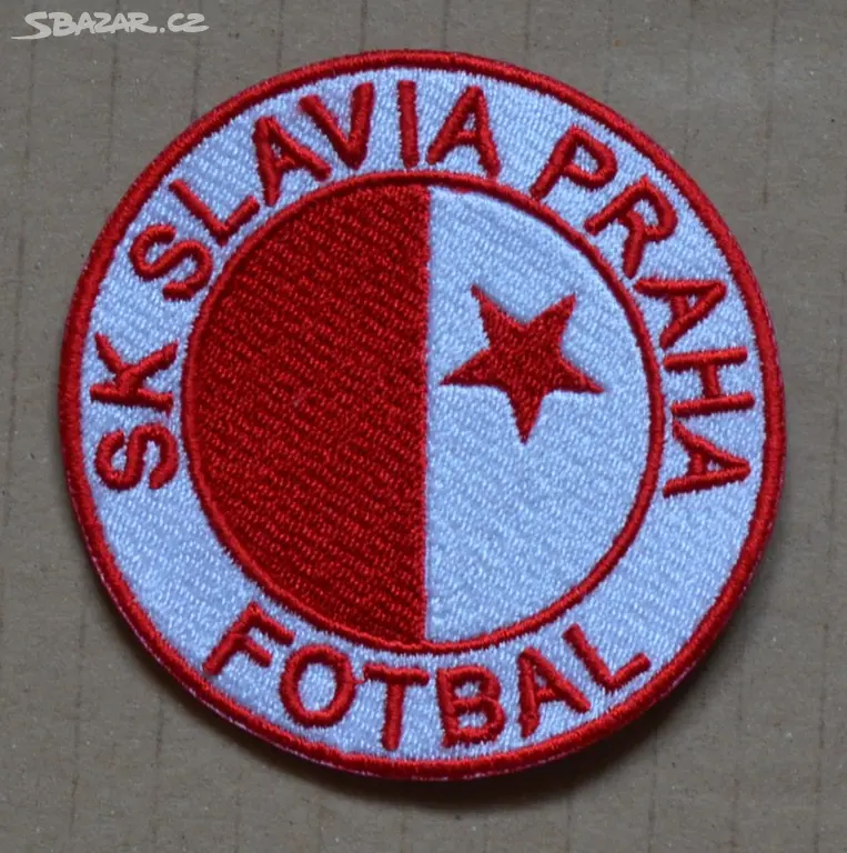 Celovyšitá Nášivka SK Slavia Praha fotbal - Rudná - Bazar - Sbazar.cz