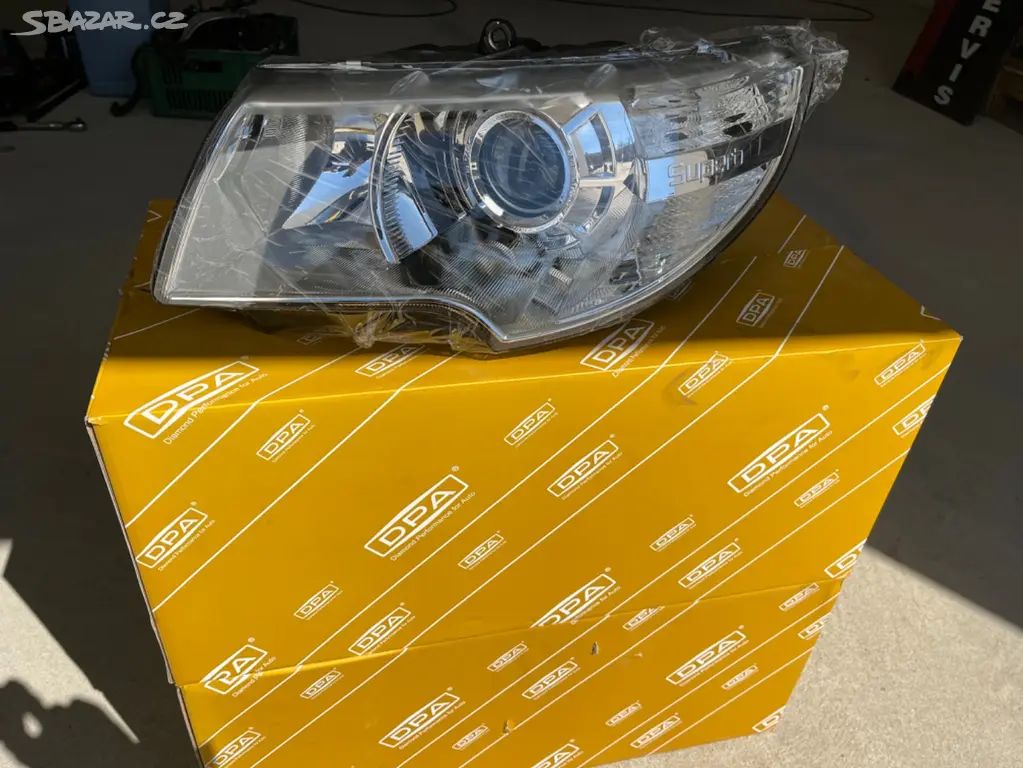 Přední světla škoda superb 2 halogen Nové - Hrádek nad Nisou - Bazar ...