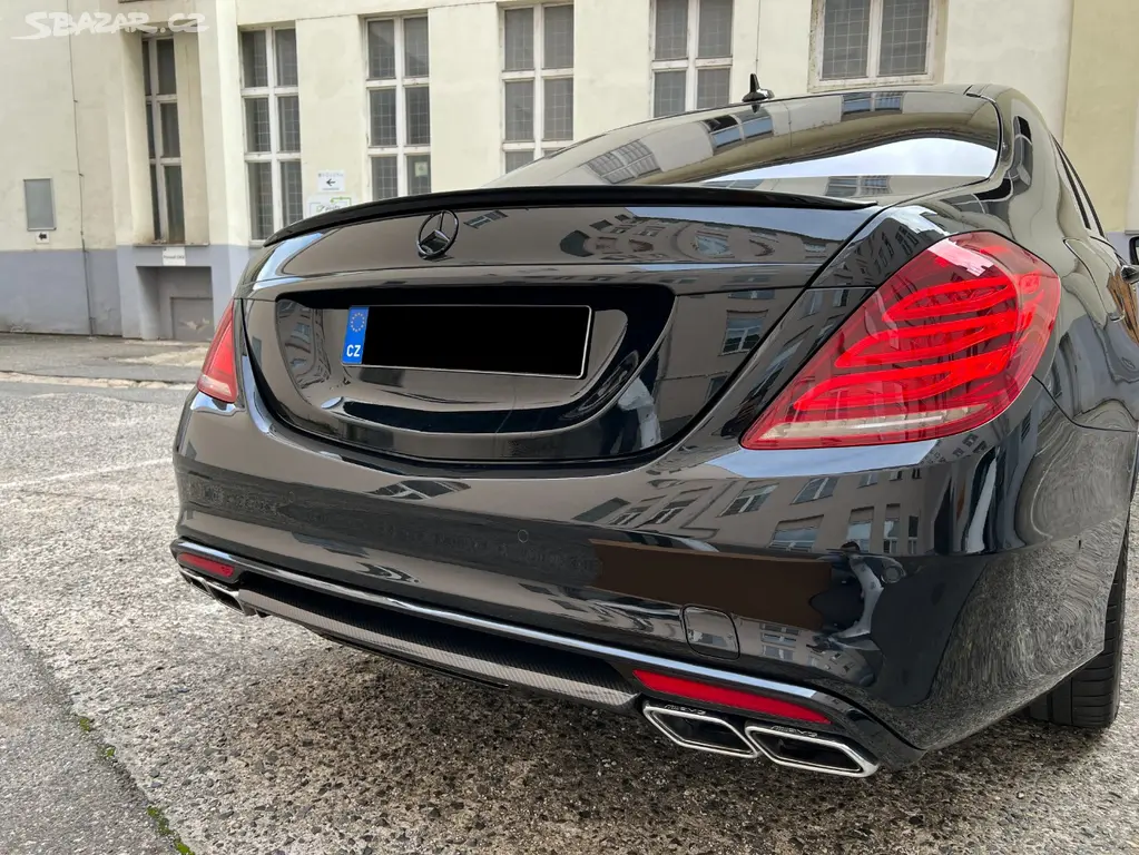 AMG spoiler na Mercedes S class - W222 - čer. lesk - Praha 7 - Bazar ...