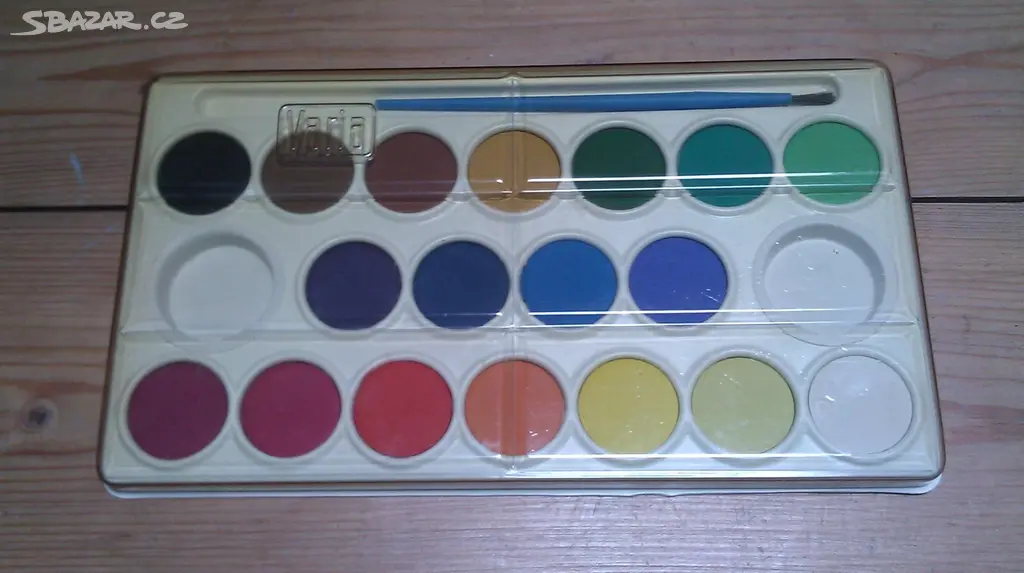 RETRO - Vodové barvy zn. Varia - Praha - Bazar - Sbazar.cz