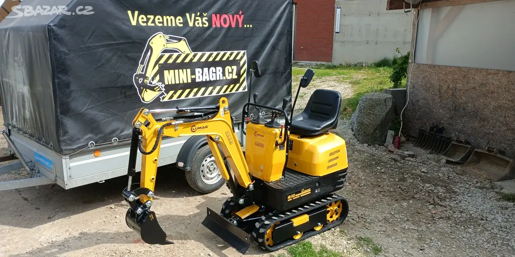 Mini bagr bagr LUMAG MB600! DOPRAVA AKCE - Velké Meziříčí - Bazar ...