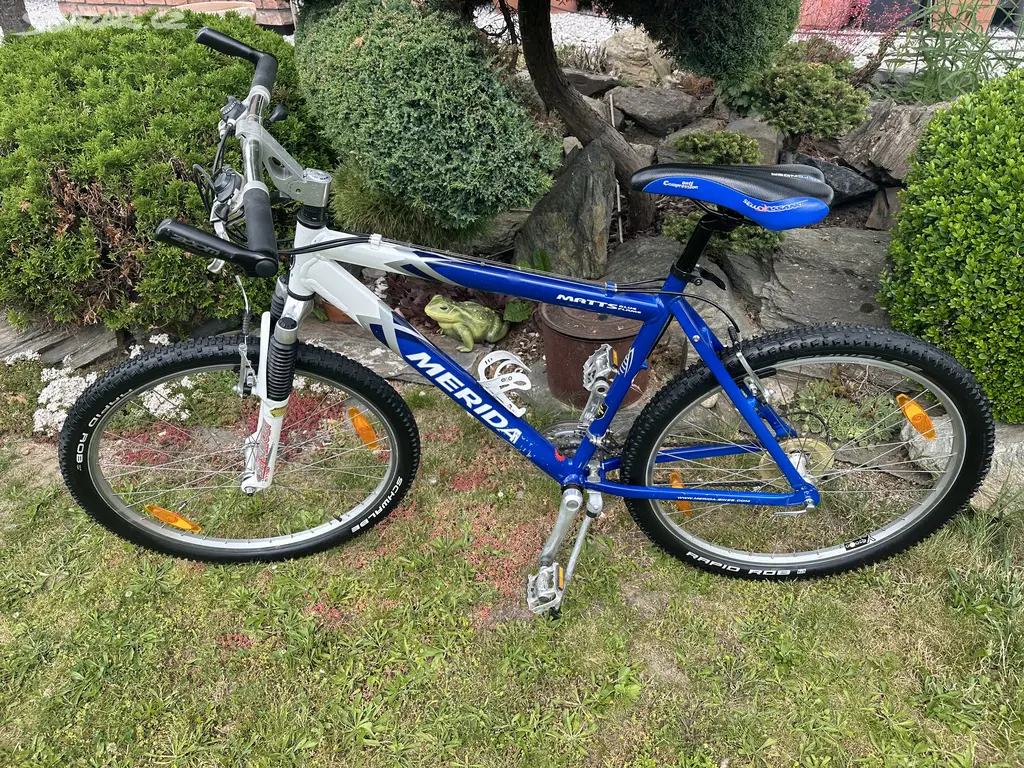 Horské kolo Merida Matts Blue Flame 26" - TOP - Plzeň - Bazar - Sbazar.cz