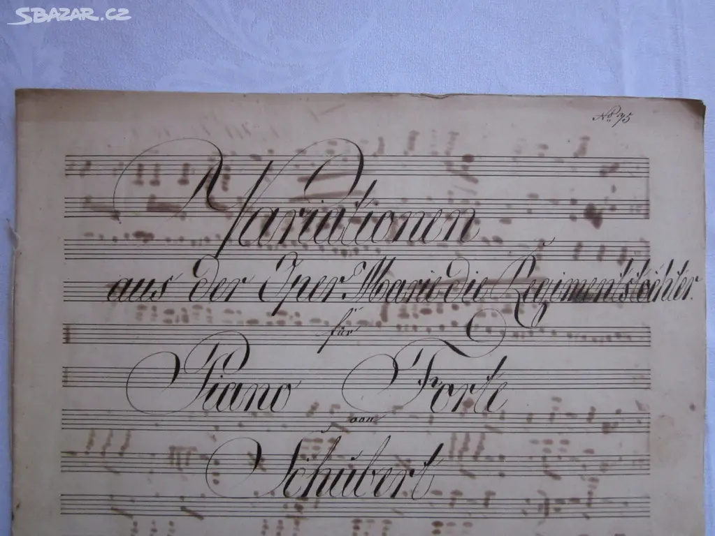 staré noty - České Budějovice - Bazar - Sbazar.cz