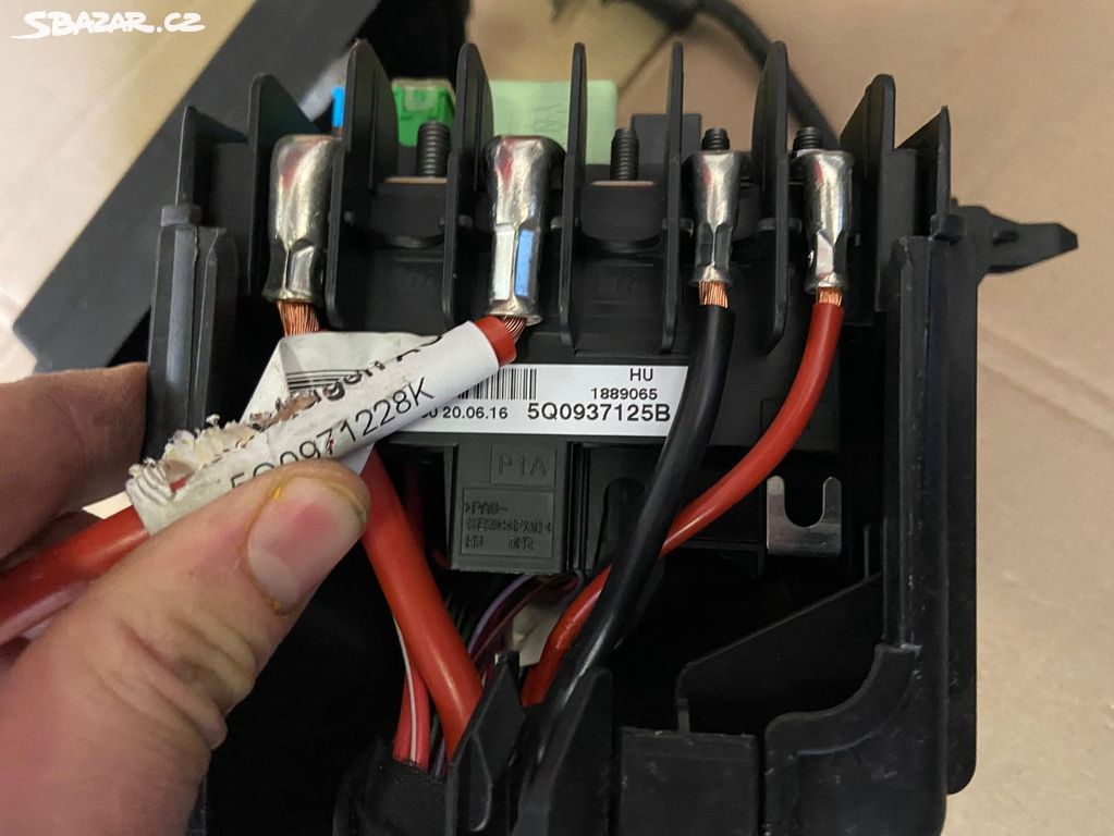 Pojistková skříň, 5Q0 937 125 B, Škoda VW Seat - Pelhřimov - Sbazar.cz