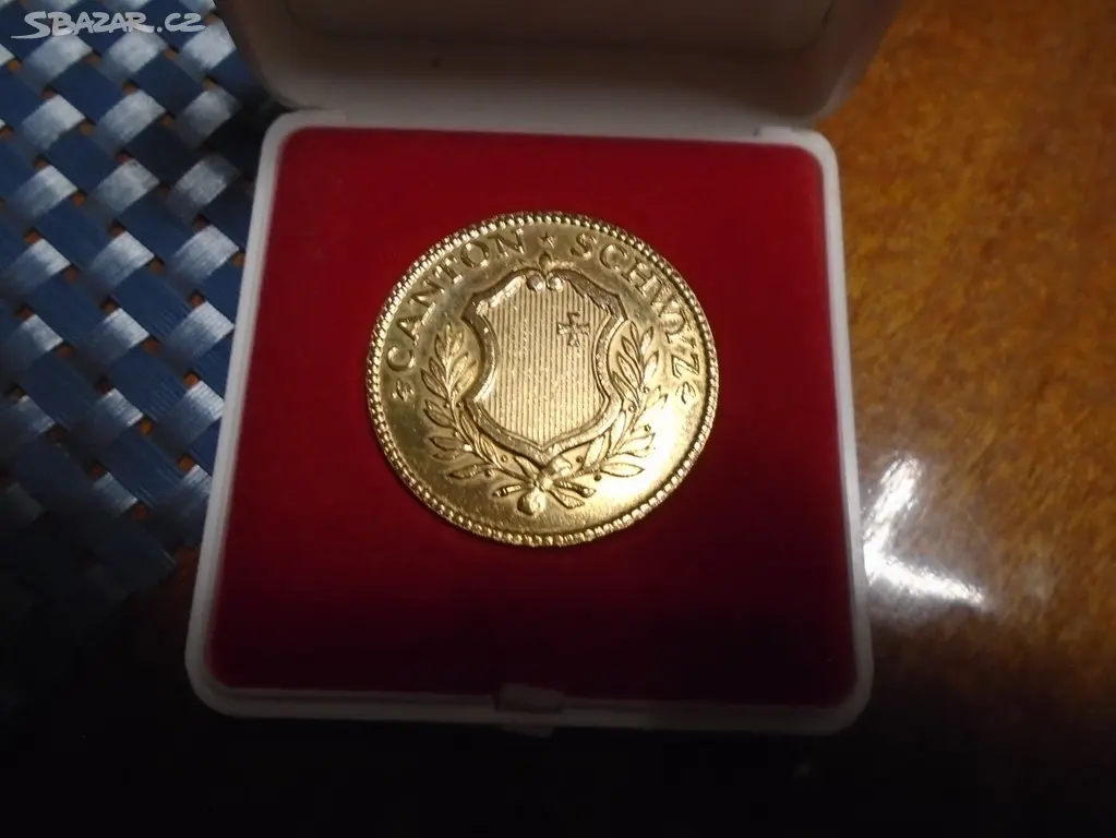 ZLATÁ MEDAILE 1991 100 BATZEN PRŮMĚR 33mm - Teplice, Sobědruhy - Bazar ...