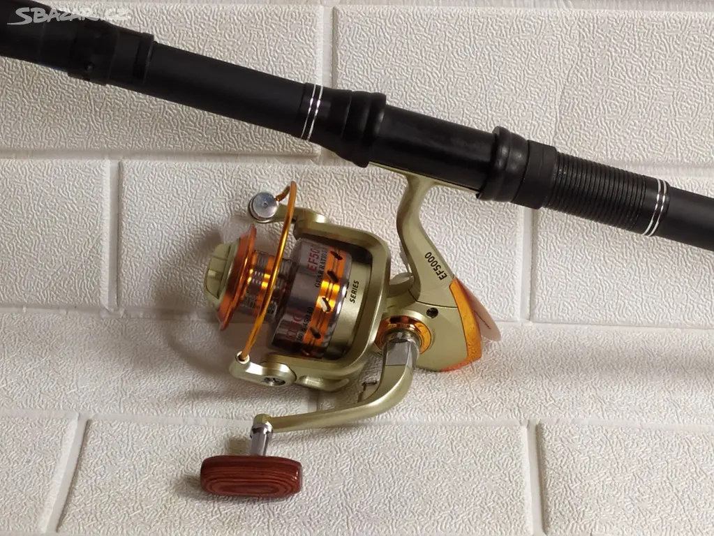 Rybářský prut 3 m + naviják - Praha - Bazar - Sbazar.cz