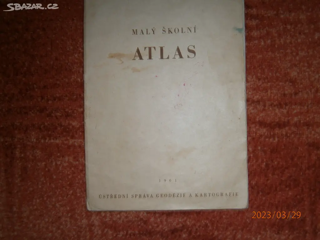 malý školní atlas rok 1961,mapy - Strakonice - Bazar - Sbazar.cz