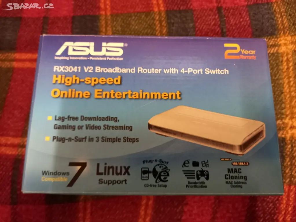 Asus RX3041 V2 Firewall Router - Havířov - Bazar - Sbazar.cz