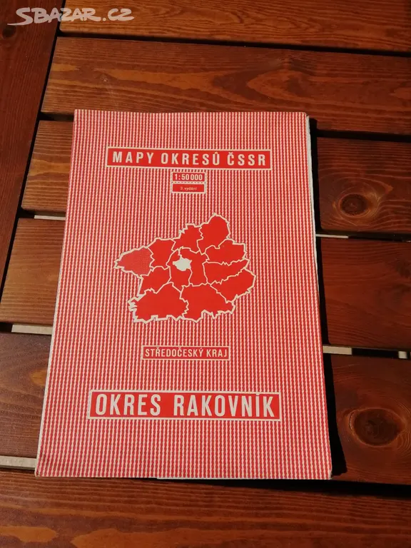 Mapa okresu Rakovnik - Slaný - Bazar - Sbazar.cz