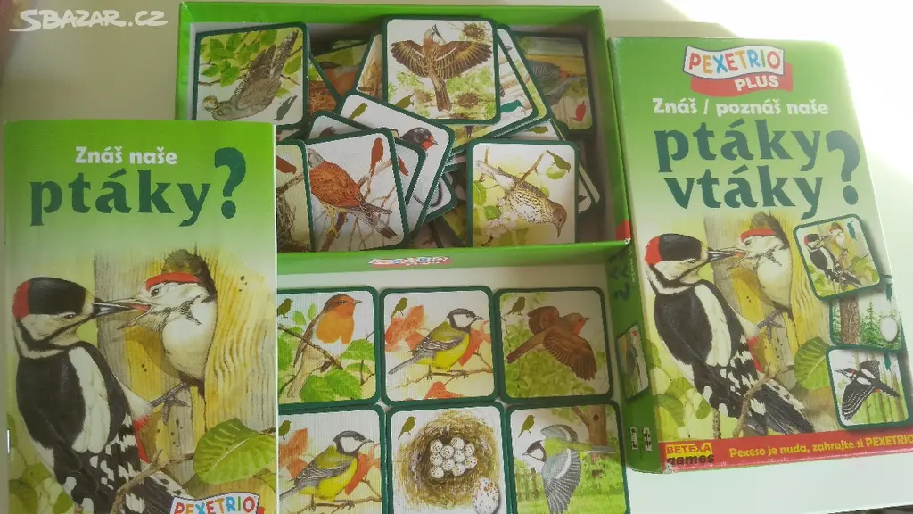 Pexeso: Desková hra Pexetrio Ptáci. Další dětské - Brno - Bazar - Sbazar.cz