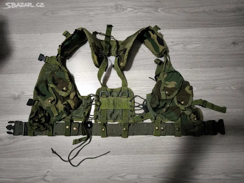 US Army Load Bearing Vest + opasek LC2 Nové - Praha 9 - Bazar - Sbazar.cz