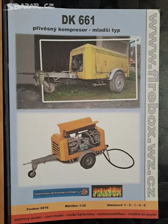 Přívěsný kompresor DK 661 1:32 FIREBOX - Stříbro - Bazar - Sbazar.cz