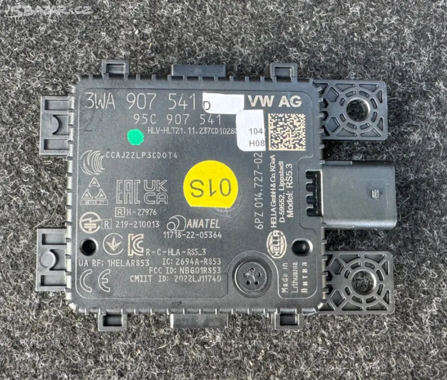 3WA907541D ACC přední radar vw Škoda - Mělník - Bazar - Sbazar.cz