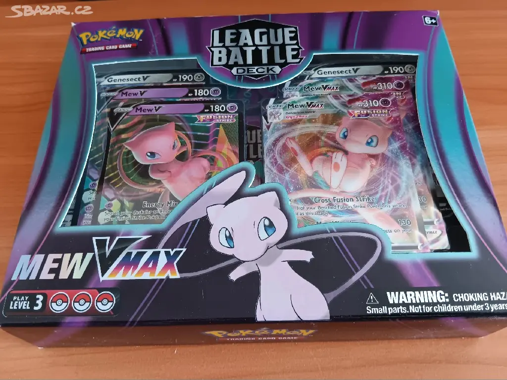 Mew Vmax battle deck nový (Pokémon) - Nymburk - Bazar - Sbazar.cz
