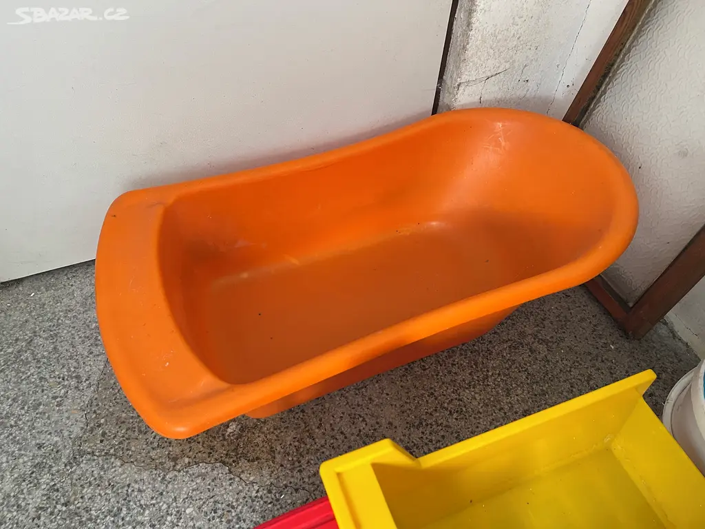Retro dětská vanička, vana, velká 93cm - Ujčov - Bazar - Sbazar.cz
