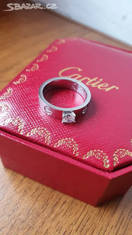 Prsten Cartier Love s kamínkem - Praha 4 - Bazar - Sbazar.cz