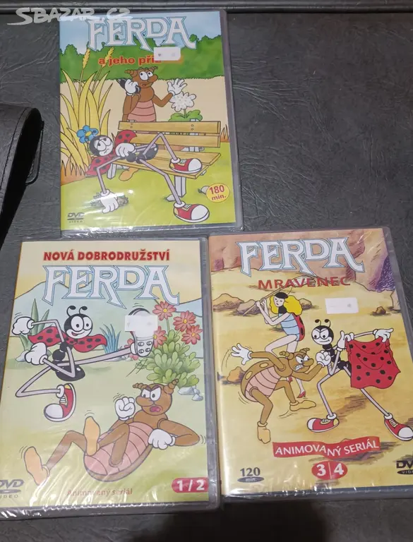 DVD Ferda Mravenec 1-4 a jeden díl 180 minut - Blansko - Bazar - Sbazar.cz