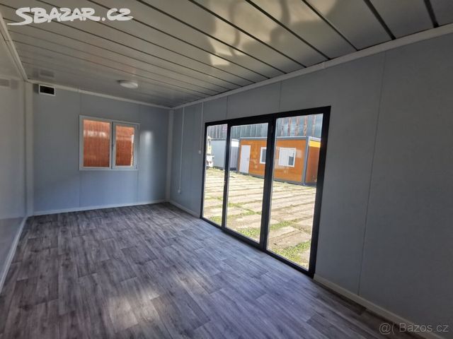 Obytný kontejner PMP 3x6 s francouzskými dveřmi - Praha - Bazar - Sbazar.cz