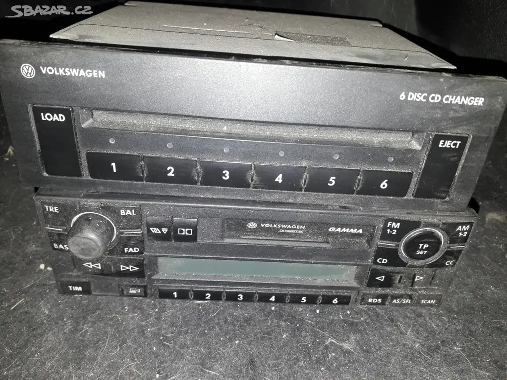 Radio VW Gamma+CD changer - Zdice - Bazar - Sbazar.cz
