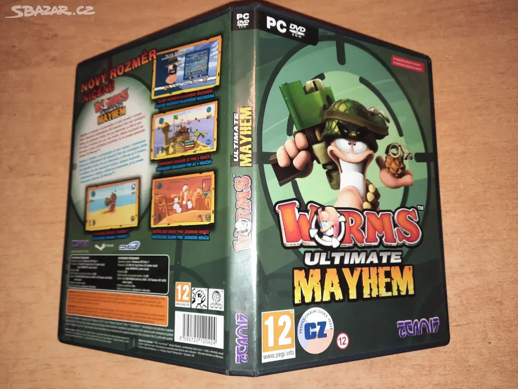 PC DVD rom Worms ultimate Mayhem Team17 CZ - Rokycany - Bazar - Sbazar.cz
