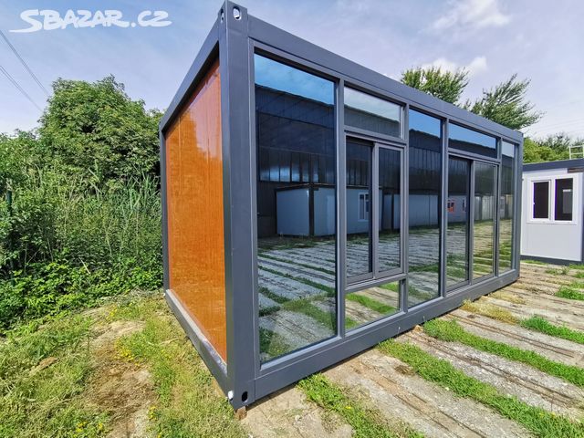 Obytný kontejner PMP 3x6 prosklená stěna - Brno - Bazar - Sbazar.cz