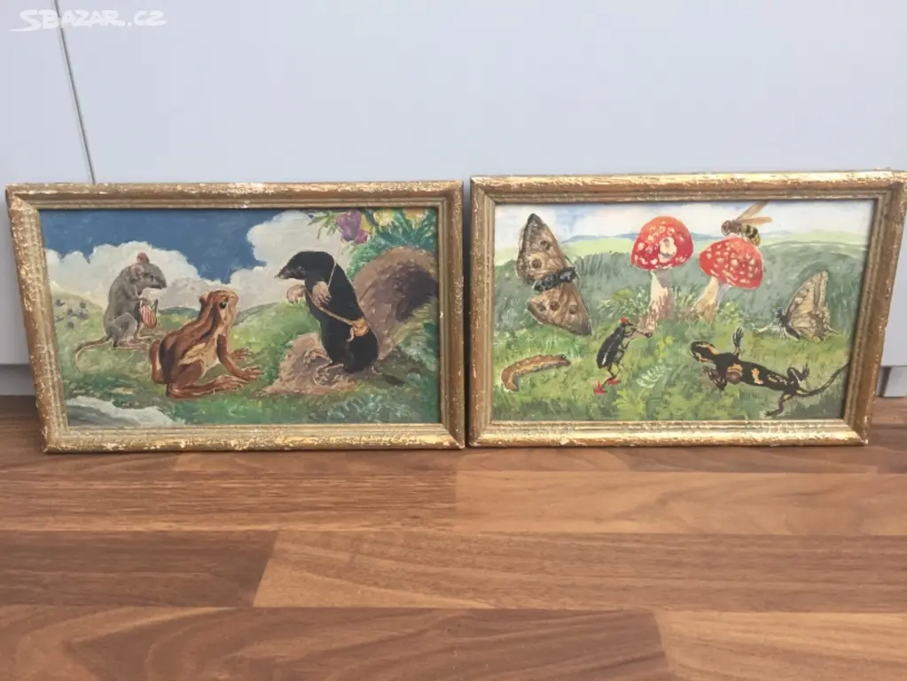 Schneiderka Ludvík - 2 obrazy - Olomouc - Bazar - Sbazar.cz