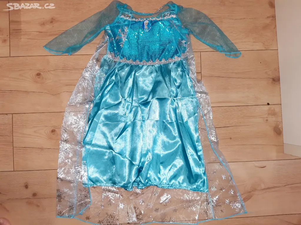 Saty Frozen Elsa vel 90, 100,110,120,130,140,150 - Praha - Bazar ...
