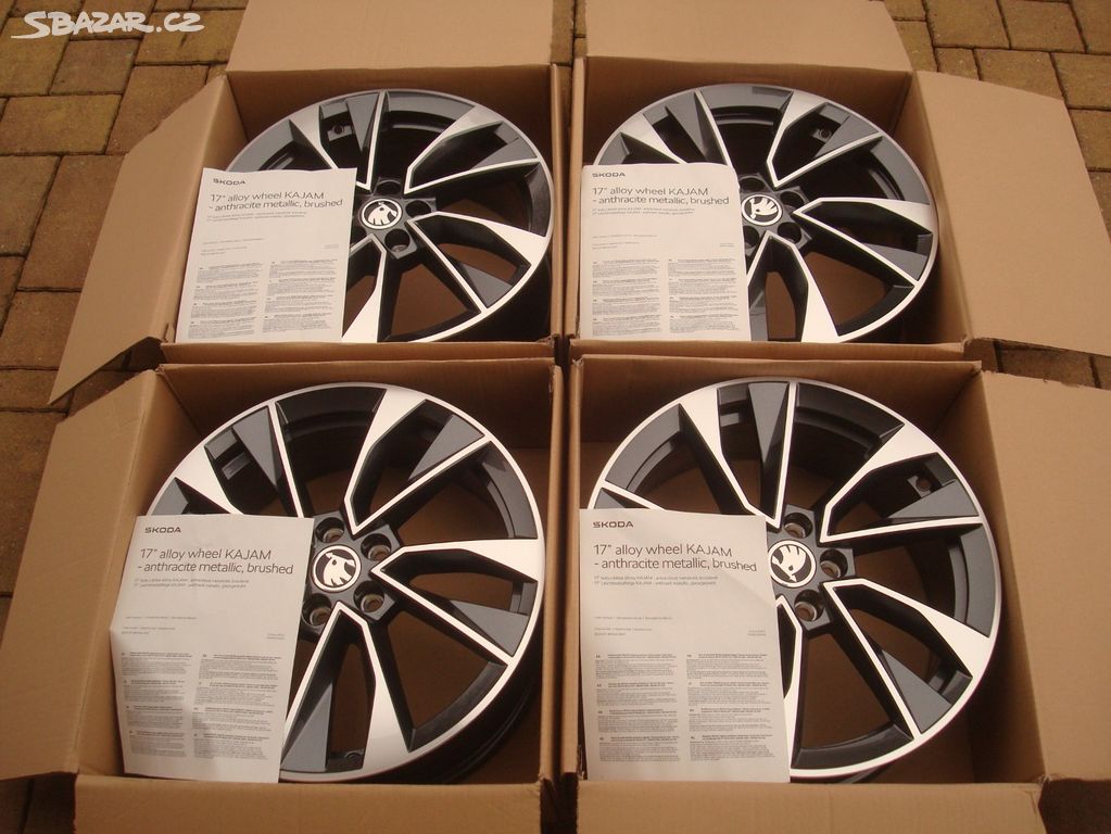 Alu kola KAJAM 17" ŠKODA SCALA, KAMIQ Originál!!! - Dobruška, Rychnov ...