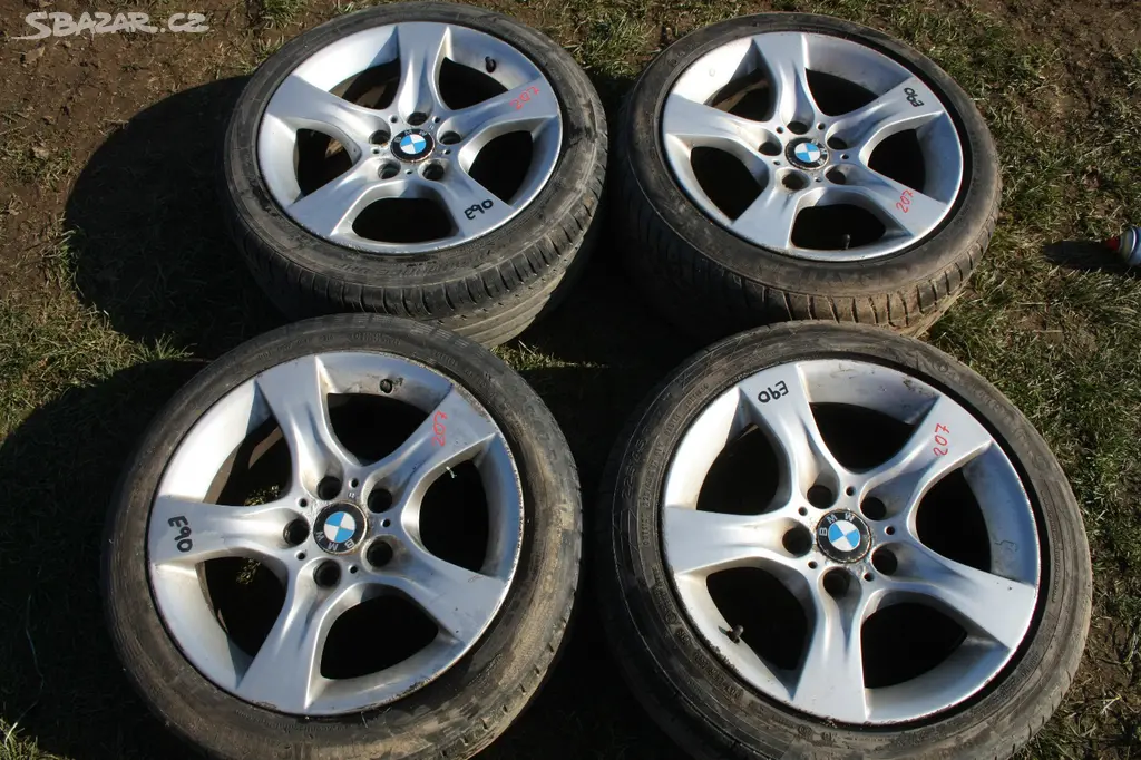 ALU kola R17 5x120 BMW (207) E90 E91 E87 - Trhový Štěpánov - Bazar ...