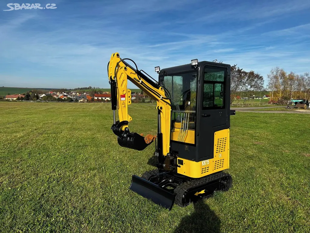 MINIBAGR KK15 1500KG+KABINA - Domažlice - Bazar - Sbazar.cz