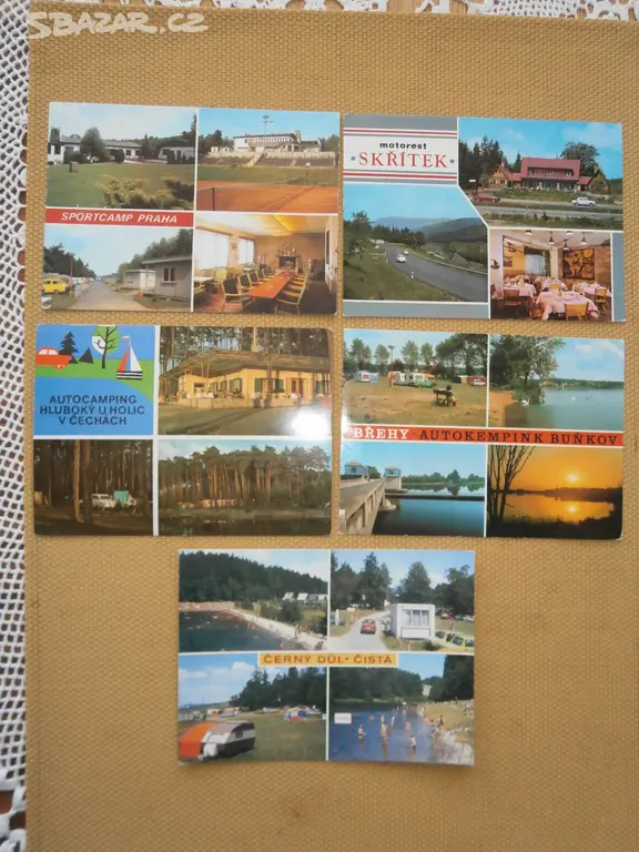 retro naše kempy - Most - Bazar - Sbazar.cz
