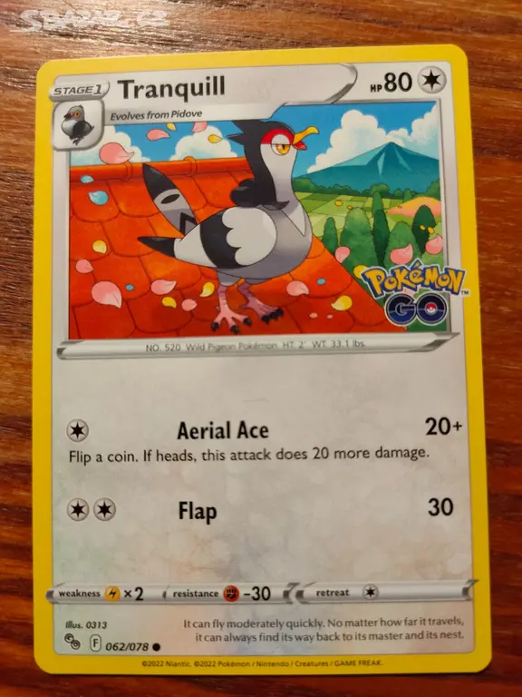 Pokémon - Tranquill - Praha - Bazar - Sbazar.cz