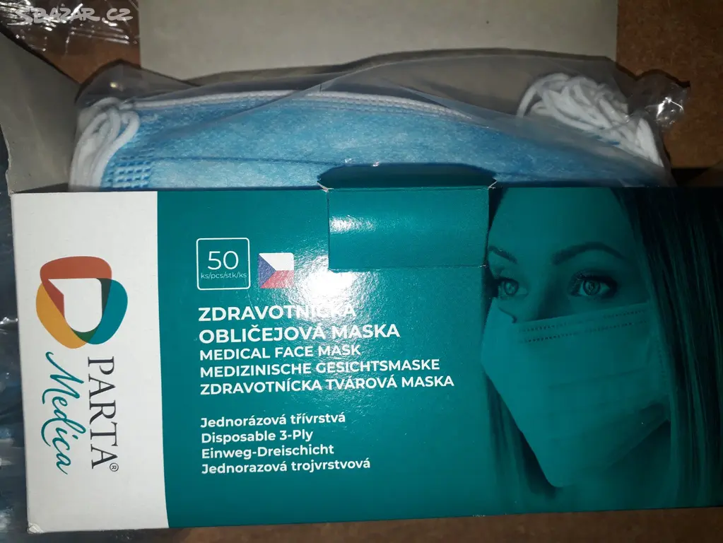 Zdravotnická obličejová rouška. - Praha - Bazar - Sbazar.cz
