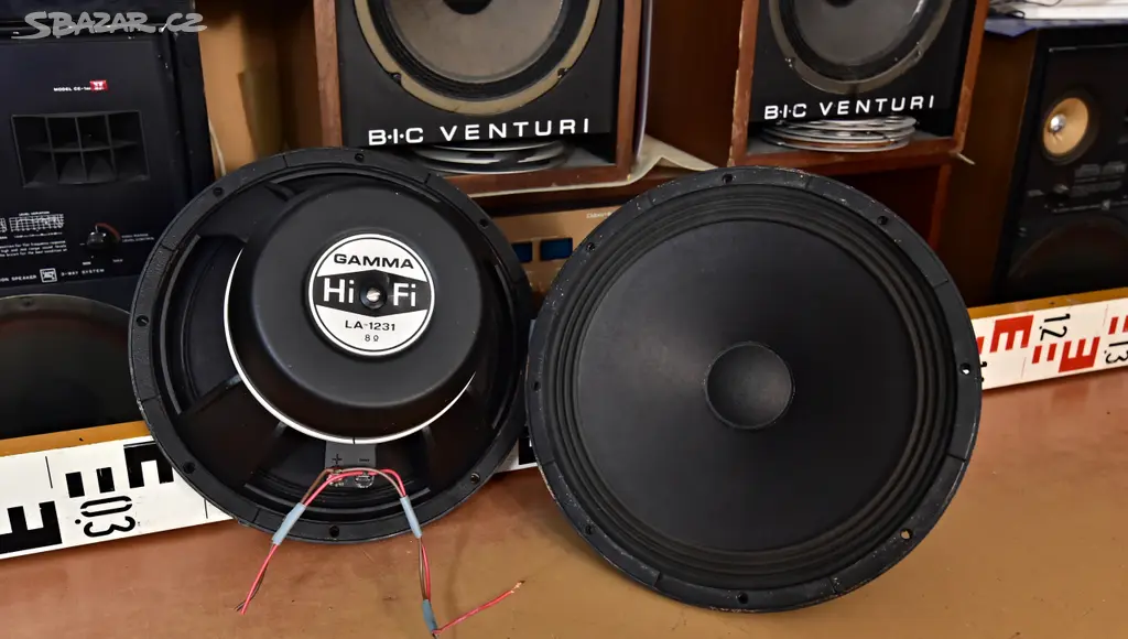 GAMMA HiFi LA-1231 alnico reproduktory - Praha - Bazar - Sbazar.cz