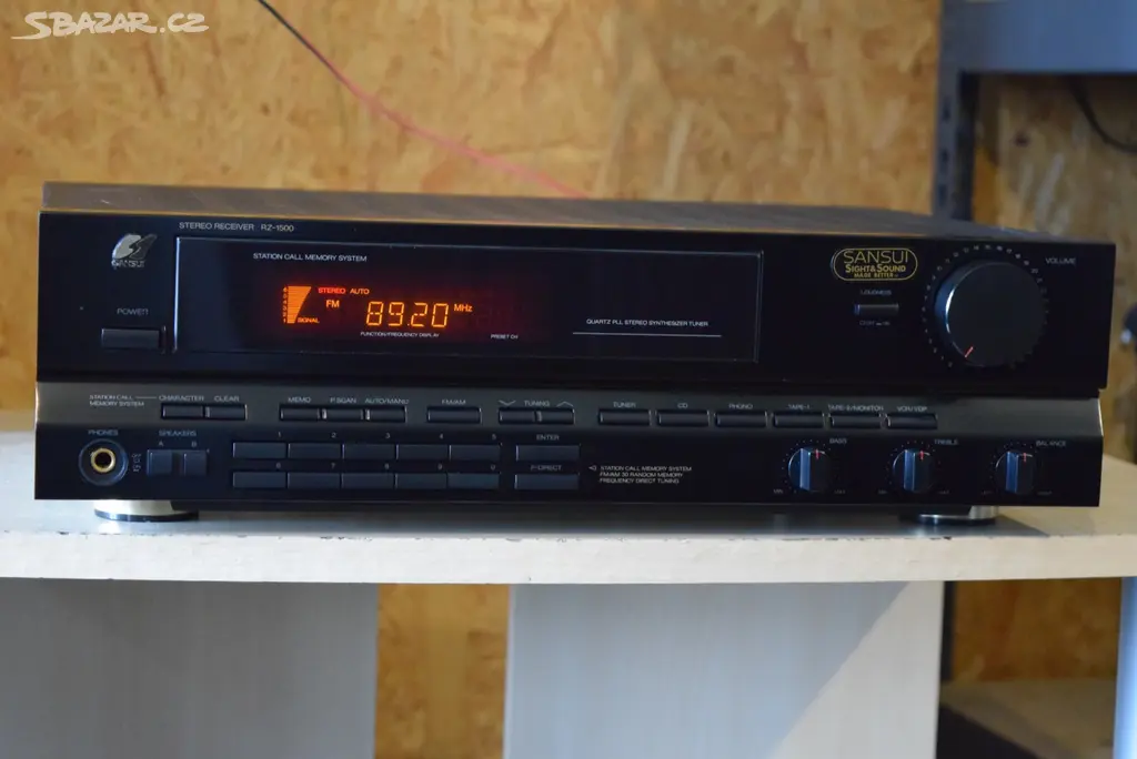 SANSUI RZ-1500 KVALITNÍ HIFI STEREO RECEIVER !! - Broumov - Bazar - Sbazar.cz